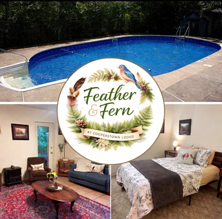 Feather & Fern @ Cooperstown Lodge 3 To Cdp + Pool - Cooperstown, NY