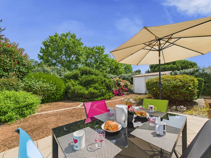 Jolie Maison Pour 4 Personnes Avec Jardin - Saint-Vincent-sur-Jard