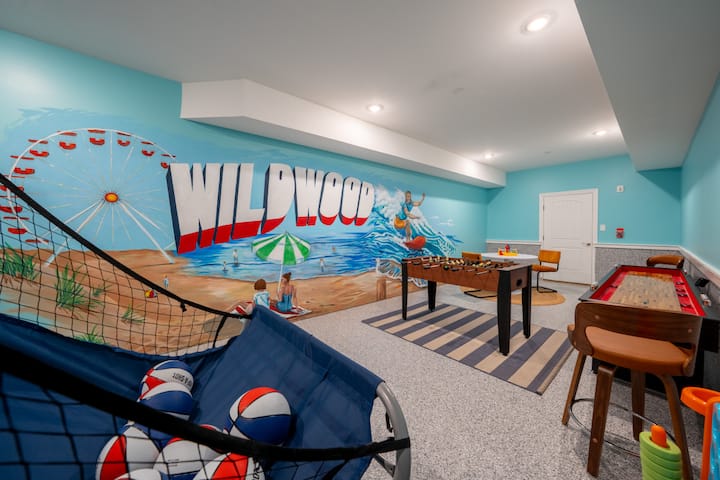 Game Room • Walk To Beach & Boardwalk, Family Fave - Wildwood, NJ