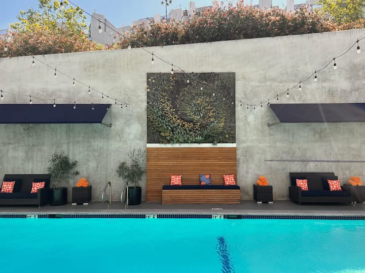 2 West Coast Double Rm, Hotel Angeleno, La Skyline - Santa Monica, CA
