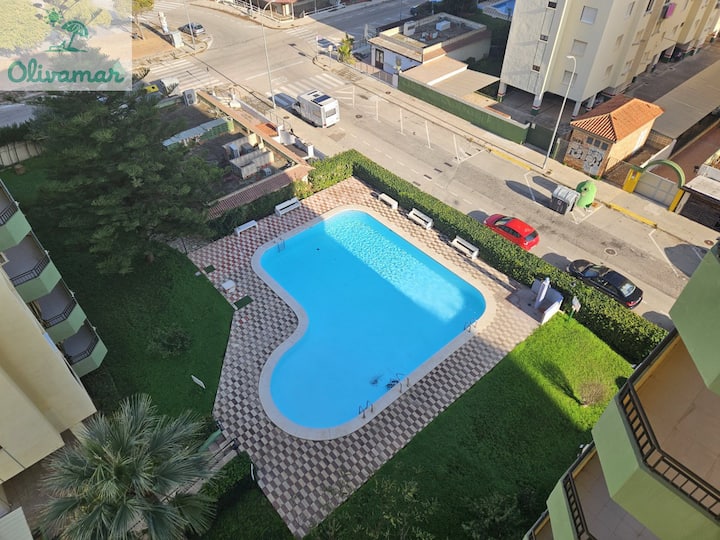 Apartamento Con Piscina Y Tenis Cerca Del Mar - Gandía