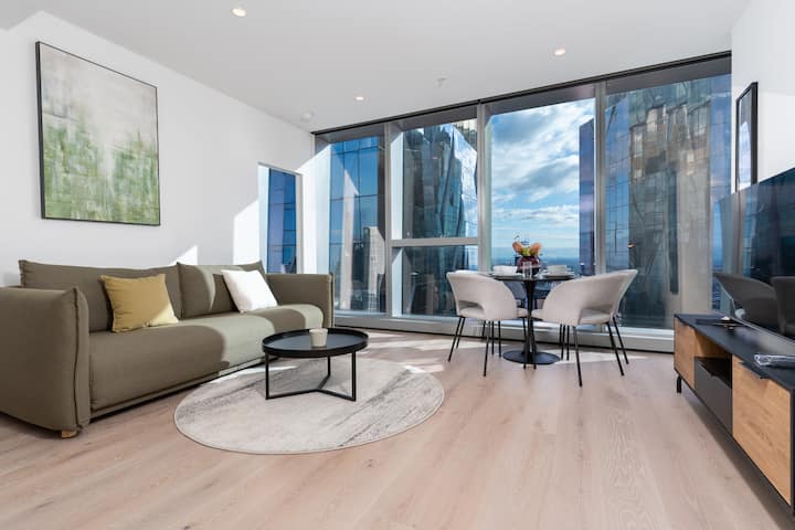 City Escape| 2br Next To Skybus W/ Sauna+pool+gym -