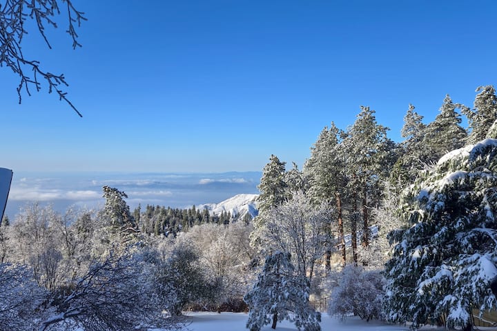Stunning Deck Views: Cozy Running Springs Cabin - Running Springs, CA