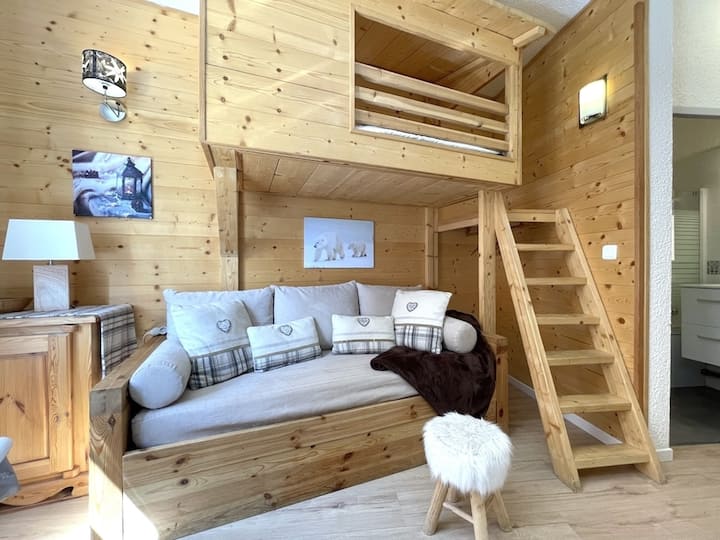 (4.13) Studio Cosy Skis Aux Pieds 3 Vallées - Les Menuires