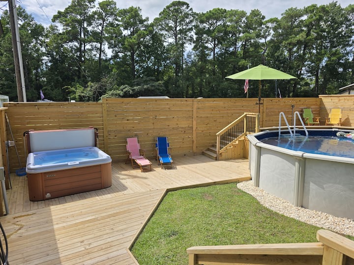 Paradise With A Hottub & Pool, 3 Miles To Beach - Swansboro, NC