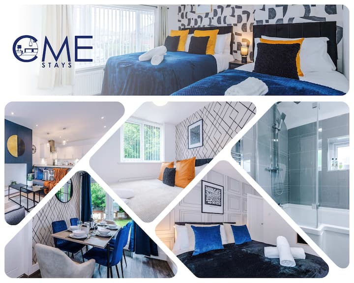 3br House In Droylsden Near Tram | Discount, Wifi - Manchester