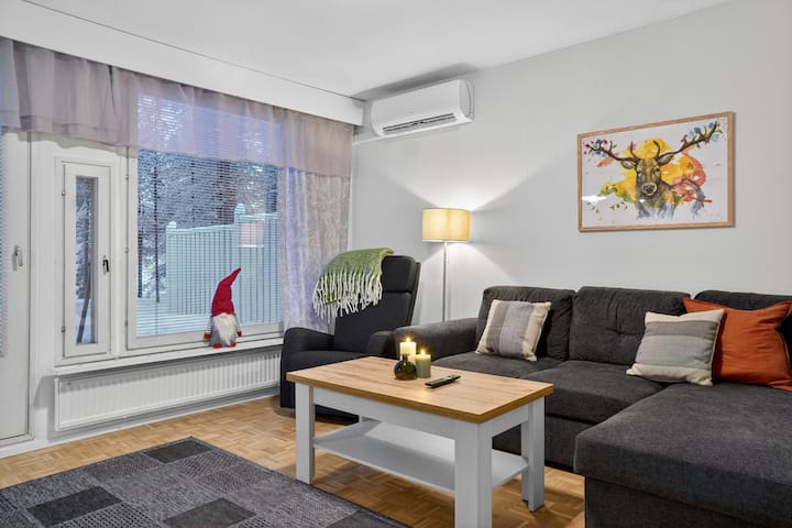 Poro | 1br + Sauna | Free Parking - Sodankylä