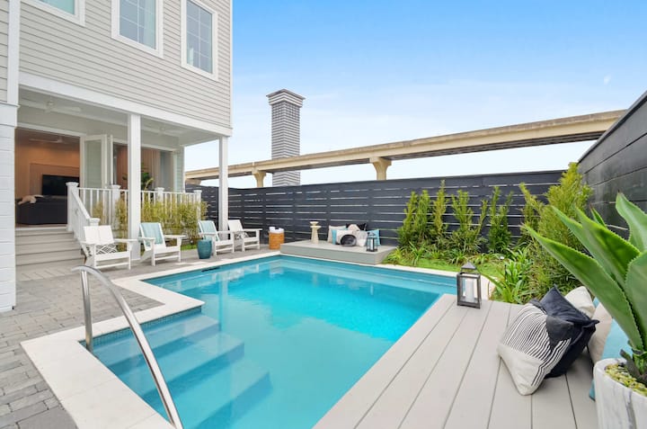 Luxe 19br Combo | Private Backyard With Pool - Louisiane