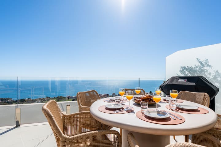 Stupa Hills Xiii - Casa Eva Spectacular Sea Views - Benalmádena