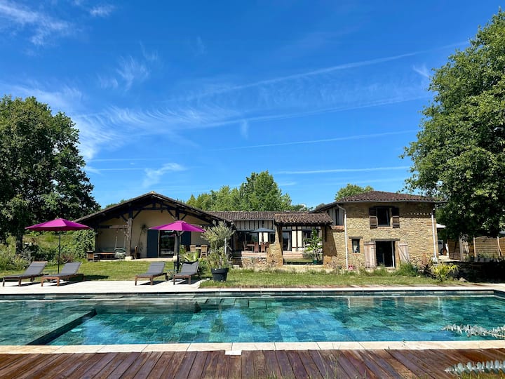 Traditional House With Pool Near Armagnac - Landes