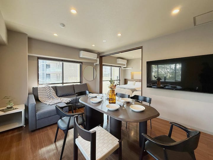 Bright Riverside Studio Walk To Peace Park - 히로시마시