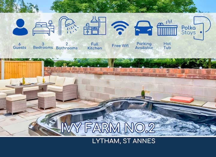 No 2 Polkastays Ivy Farm Rosewood Cottage - Lytham St Annes