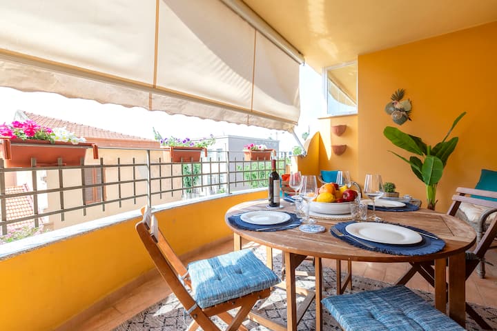 Terrazza & Park Privato - Superior Apt Centro Mare - Alghero