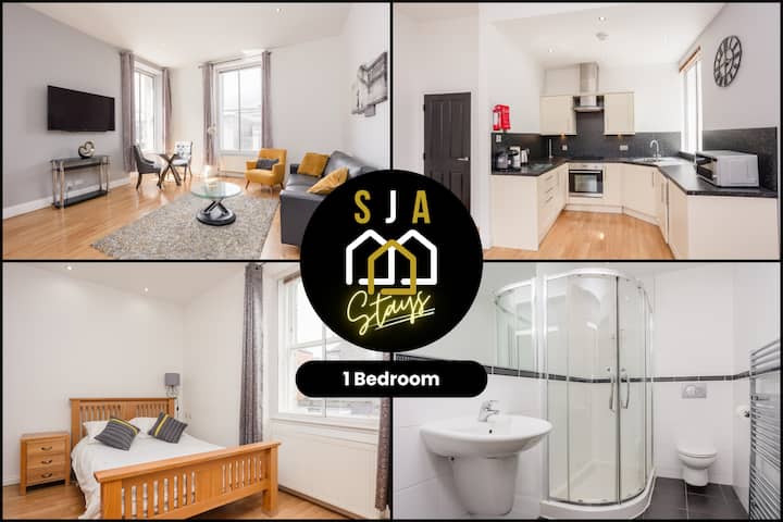Dee Retreat 3 - Sja Stays - Modern 1 Bed Apartment - Aberdeen, UK