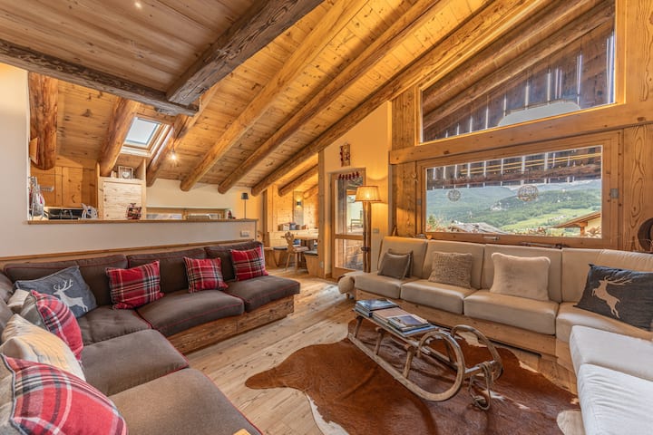 Casa Verocip, A Panoramic Attic With A View Of The - Cortina d'Ampezzo