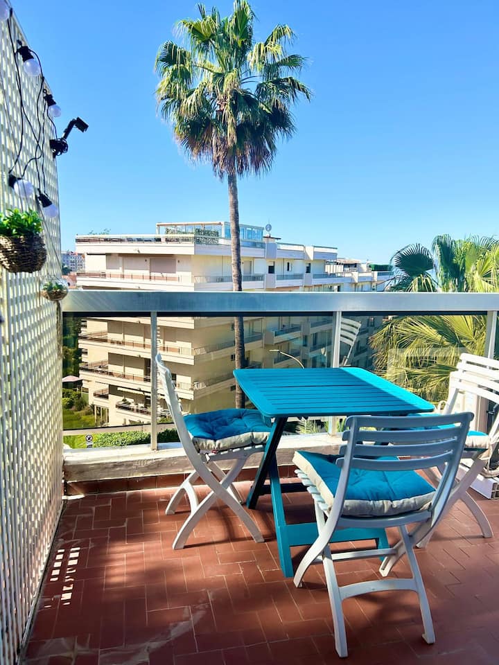 Cannelle -Appart Tout Confort Avec Piscine, Clim - Antibes