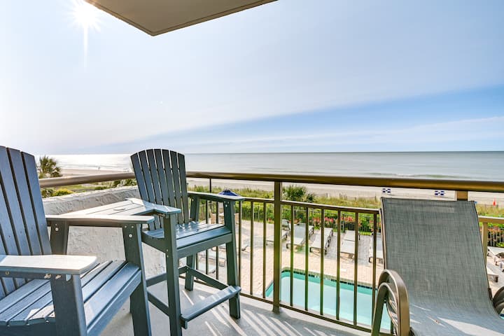 Balcony + Pool Access: Myrtle Beach Resort Escape! - Myrtle Beach, SC