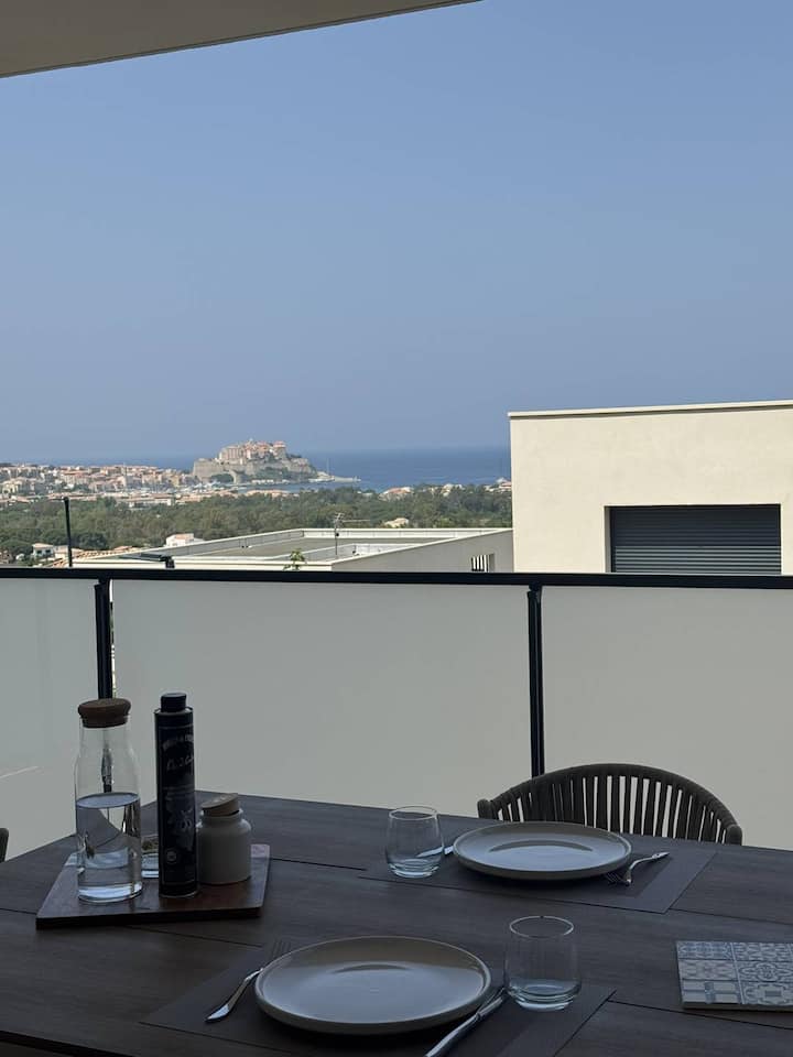 Appartement Avec Vue Sur La Mer Et La Citadelle - カルビ