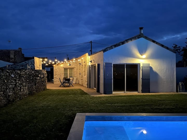 Le Jardin Bleu - Piscine - Plage - Talmont-Saint-Hilaire