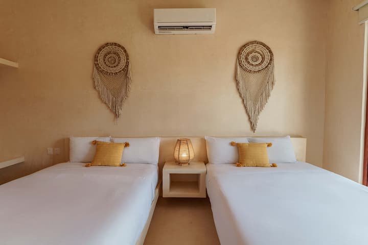 3br Ahal Holistika Oasis – Ground Floor + Plunge - Tulum