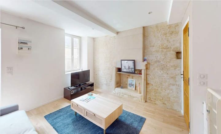 Maison De Charme En Pierre – Ambiance Cocooning - Plage d'Hermanville-sur-Mer