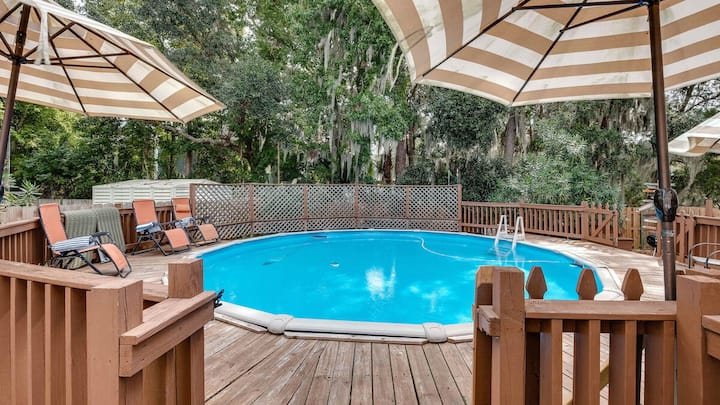 Backyard Pool! Refresh At Rivermist Condo - Wilmington Island, GA