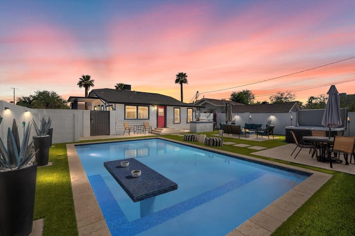 Historic Downtown Phoenix. Jacuzzi + Pool + Casita - 
