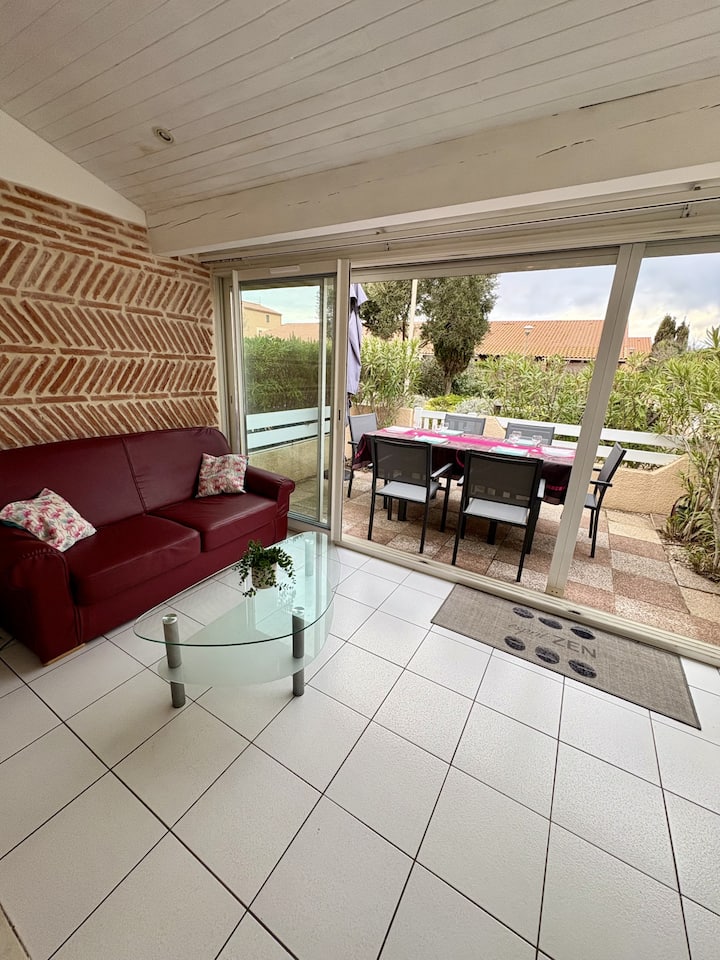 Pavillon Mers Du Sud, Accès Direct Plage & Piscine - Gruissan