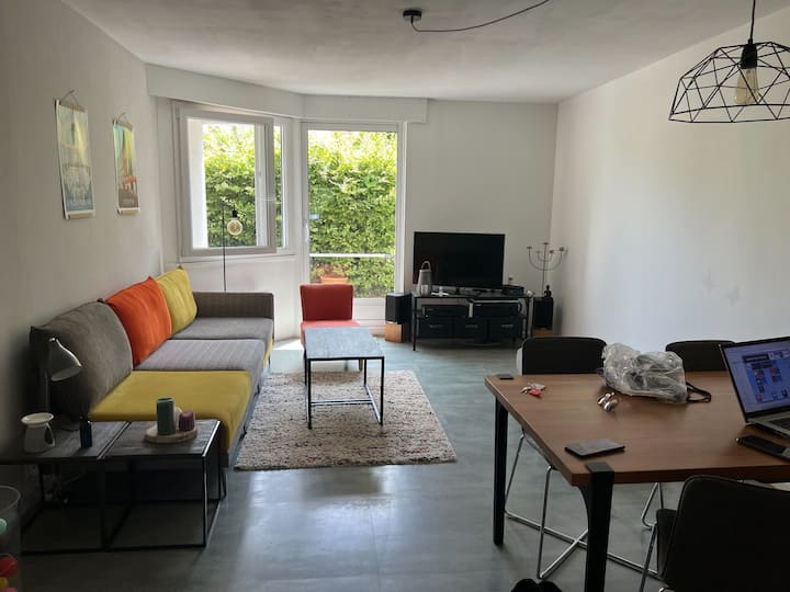 Bel Appartement Pour 3 Avec Jardin - Vertou