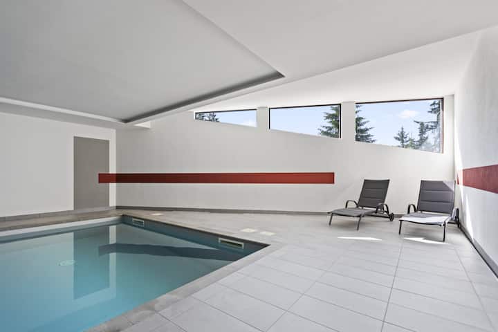 Piscine, Ski & Vue Sur Le Lac – Crans 6 Pers - Crans-Montana