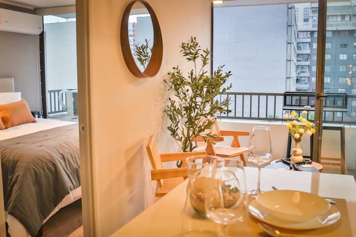 Hom I Wifi | Gimnasio | Aa | Metro Santa Isabel - Providencia