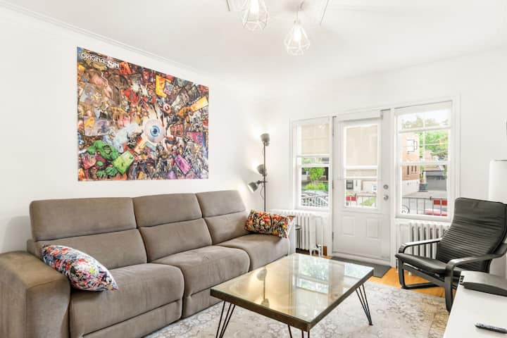 Pop Art Star Style Unique Au Coeur De Rosemont - Montreal