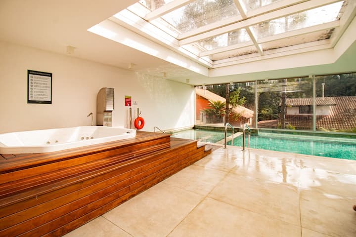 Apto Com Piscina Aquecida Em Canela - Canela