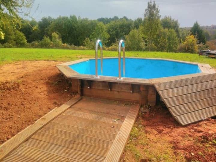 Maison De Vacances Authentique Avec Piscine Privée - Puy-l'Évêque