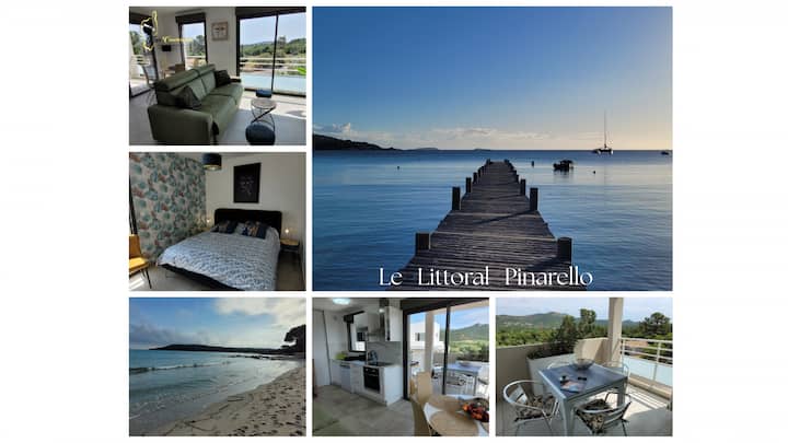 Dormir à Pinarello 4 Pers. Vue Mer - Plage de Pinarellu