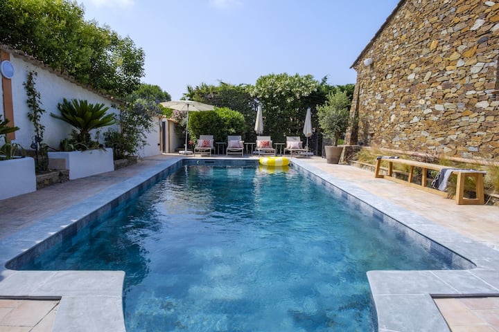 Belle Villa De Luxe Avec Jardin Et Piscine Privée - Sainte-Maxime