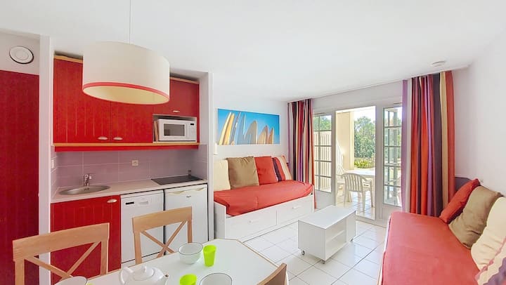 Moliets - T2 5pers- Piscine- Mo.albatros01 - Moliets-et-Maa