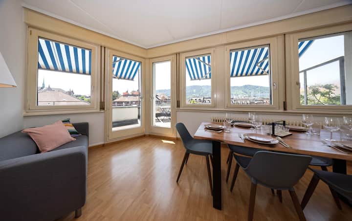 Spacious Zurich Apt, Huge Terrace & Views - Zürich