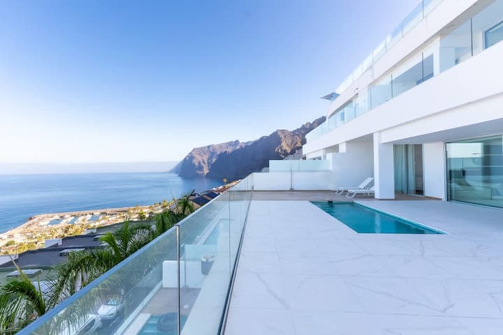 Appartement De Luxe Avec Vue Sur La Mer Et Piscine - Tenerife
