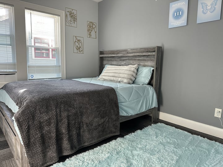 Cozy 1bd | Private Room W/queen Bed & Ev Charger - Rockford, IL