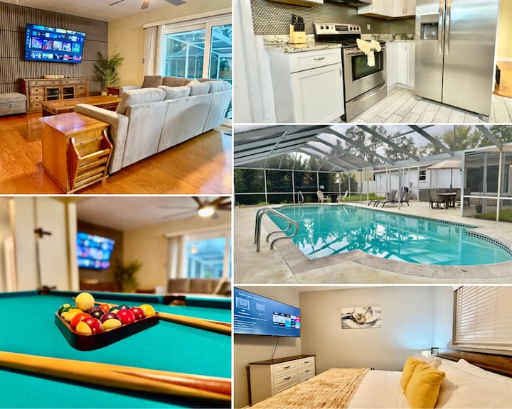 Brandon Getaway | 4br Home W/ Pool & Chill Vibes - Riverview, FL
