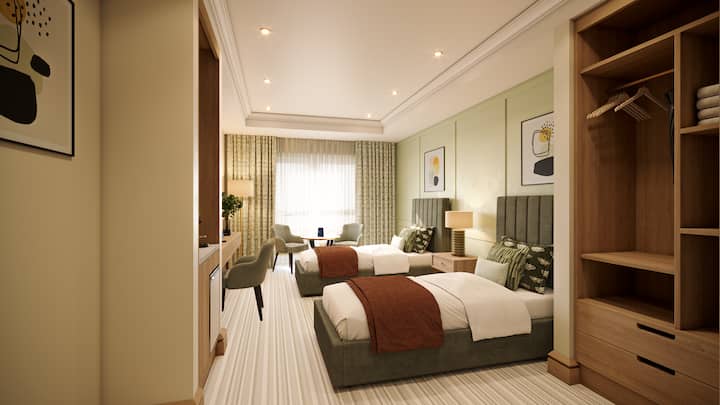 Double Ou Twin-standard-sdb Privée-vue Mer-no Balc - Downings