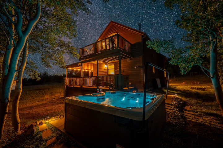 Modern Rustic Cabin | Hot Tub • Views • Stargazing - États-Unis