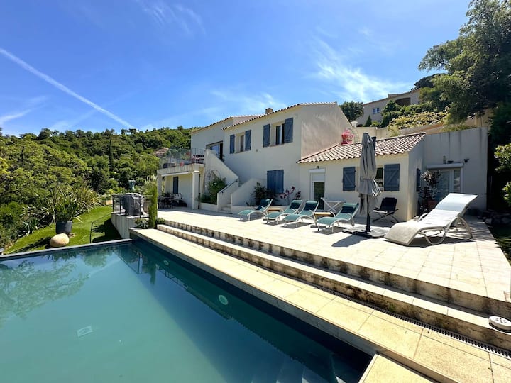 Villa Climatisée Avec Piscine Pour 8 Personne Sur - Hyères