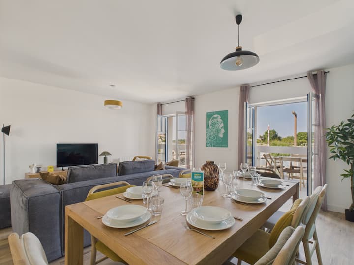 Vue Rivière - Bel Appartement Avec Balcon Pour 8 - Saint-Gilles-Croix-de-Vie