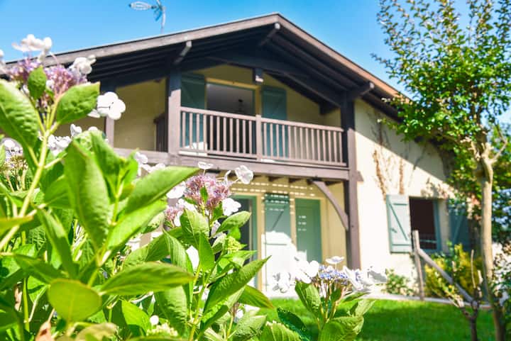 Maison Familiale Au Vert Avec Piscine Et Pétanque - Landes