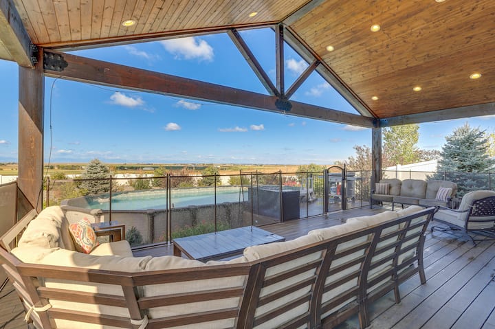 Private Hot Tub + Game Room: Keenesburg Getaway! - Colorado