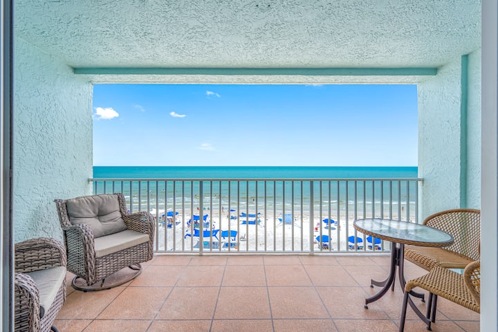 Ram Sea 1-302  Beachfront With Pool & Hot Tub! - North Redington Beach, FL