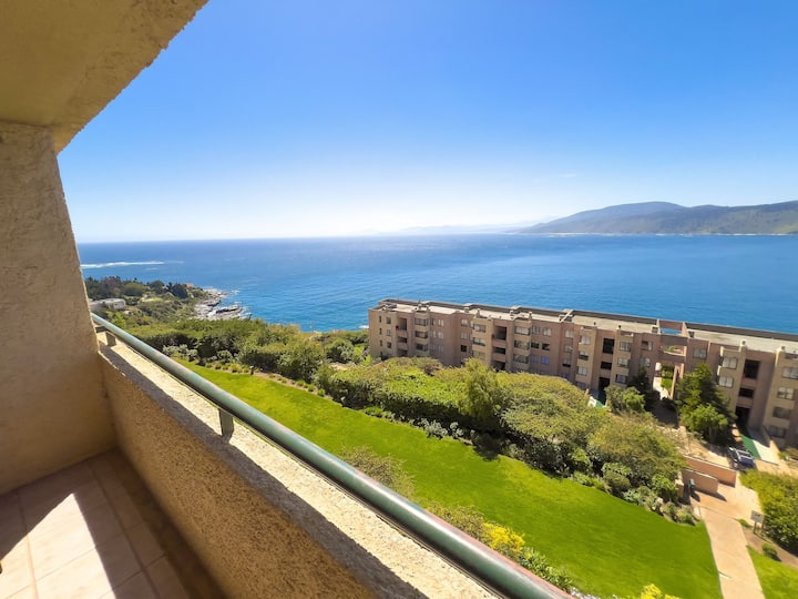 Maravilloso Depto. Para 5 - Vista Al Mar - Zapallar