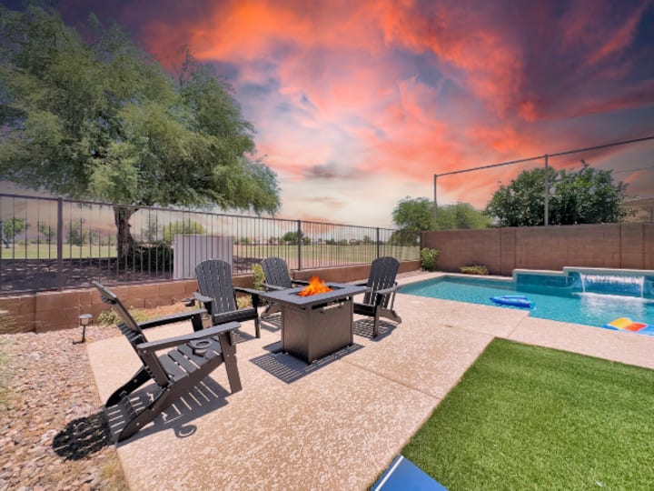 Queen Creek Cool! Pool/game Room Sleeps 12! Save! - Queen Creek, AZ